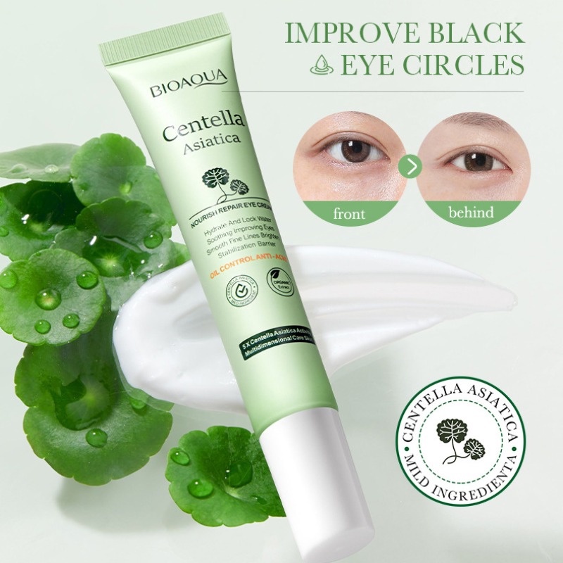 BIOAOUA Centella Asiatica Nourishing Eye Cream for Repair Hydration and ...