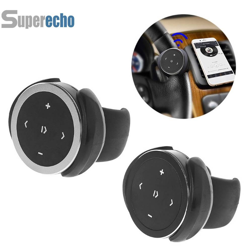 Wireless Bluetooth Media Button Remote Control Car Motorcycle Steering ...