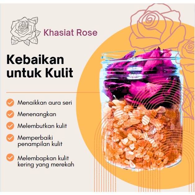 Bath Rose for Therapy Session Spa Mandian Bunga Rose Aroma Therapy Rose ...