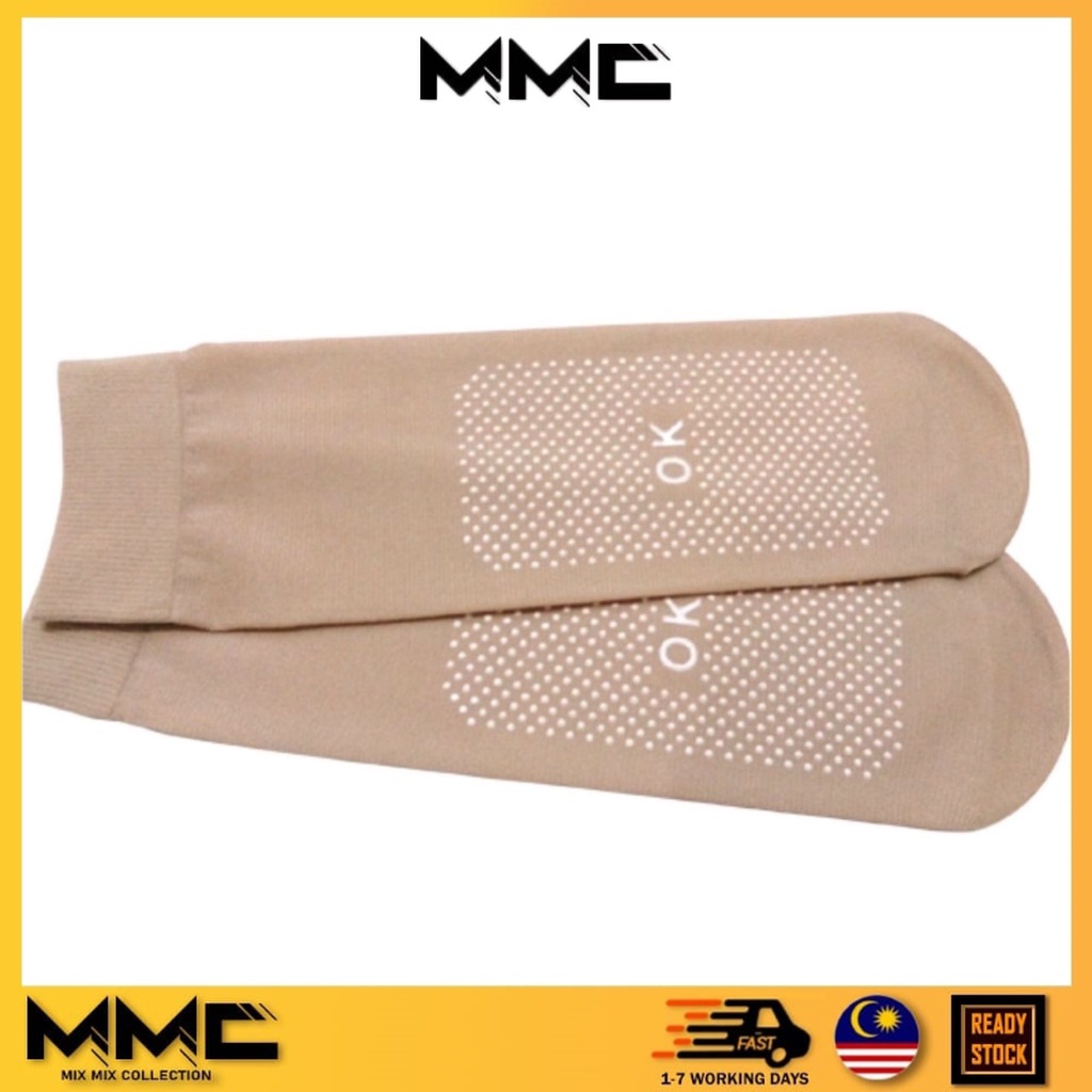 MMC_Ready Stock 1 Pair Muslimah Stokin 100% Brand New Anti Slip Women ...
