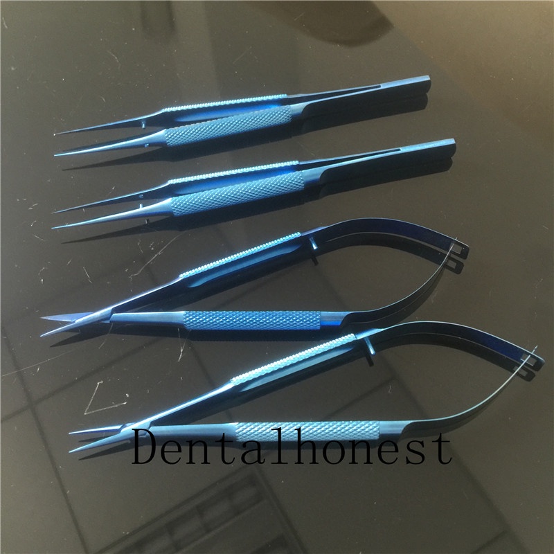 4pcs/set titanium microsurgical instruments microsurgery instruments ...