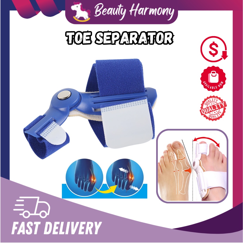 Blue Foot Care Toe Separator Hallux Valgus Orthopedic Bone Finger ...