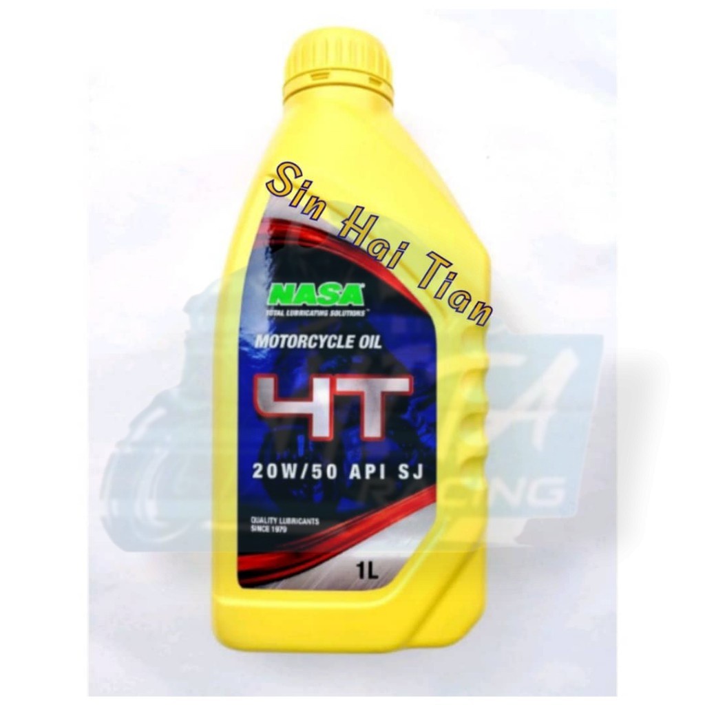 [NASA] 4T 20W/50 API SJ Motorcycle Oil 1Litter | Shopee Malaysia