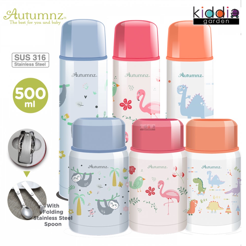 Autumnz DELI Stainless Steel Food Jar 500ml (FOC Folding Spoon) / DELI ...