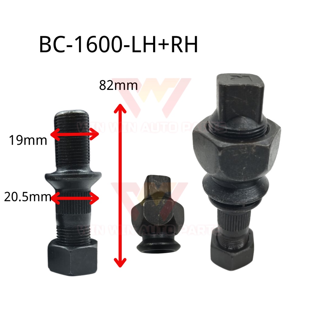 Mitsubishi Canter FE434 3Ton Belakang/Rear Wheel Bolt Black HD Wheel ...
