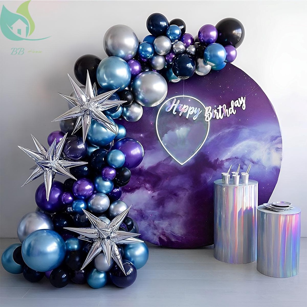 Balloon Garland Arch Kit Latex Galaxy Balloons Set Reusable Conical ...
