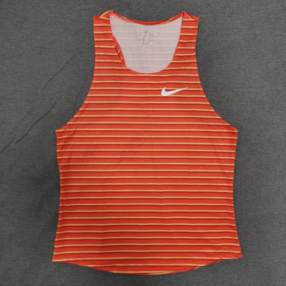 Quick Dry Men Running Singlet Top Sleeveless Singlet Elastic Sport ...
