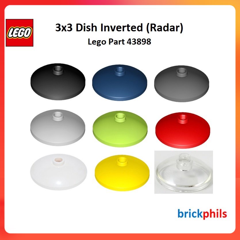 Lego Part 43898 - 3x3 Dish Inverted (Radar) | Shopee Malaysia