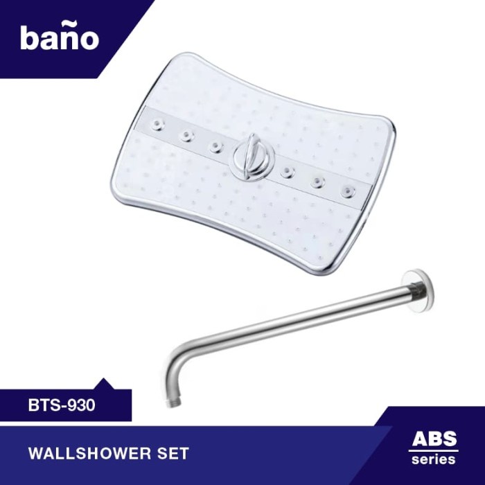 BTS 930 White Bano Wall Shower / White Built-in Shower | Shopee Malaysia