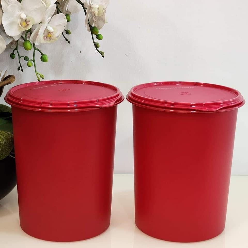 Tupperware Tall Canister 10L/ Bekas Keropok Besar/ Container Kedap ...