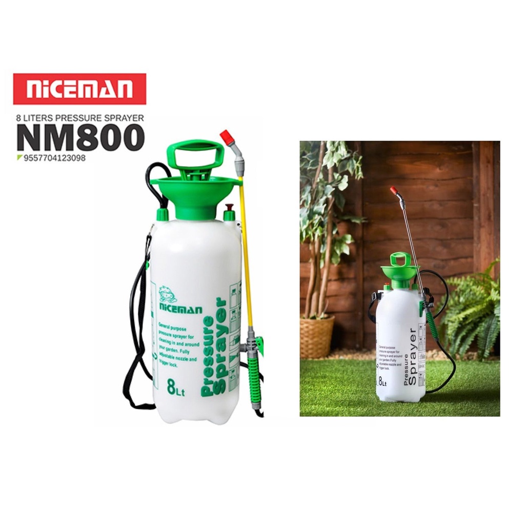Niceman 8-Litre Garden Manual Pressure Sprayer | Shopee Malaysia