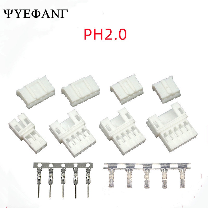 5sets PH2.0mm Wire Cable Connector PH Air Butt Joint Plug Male & Female ...