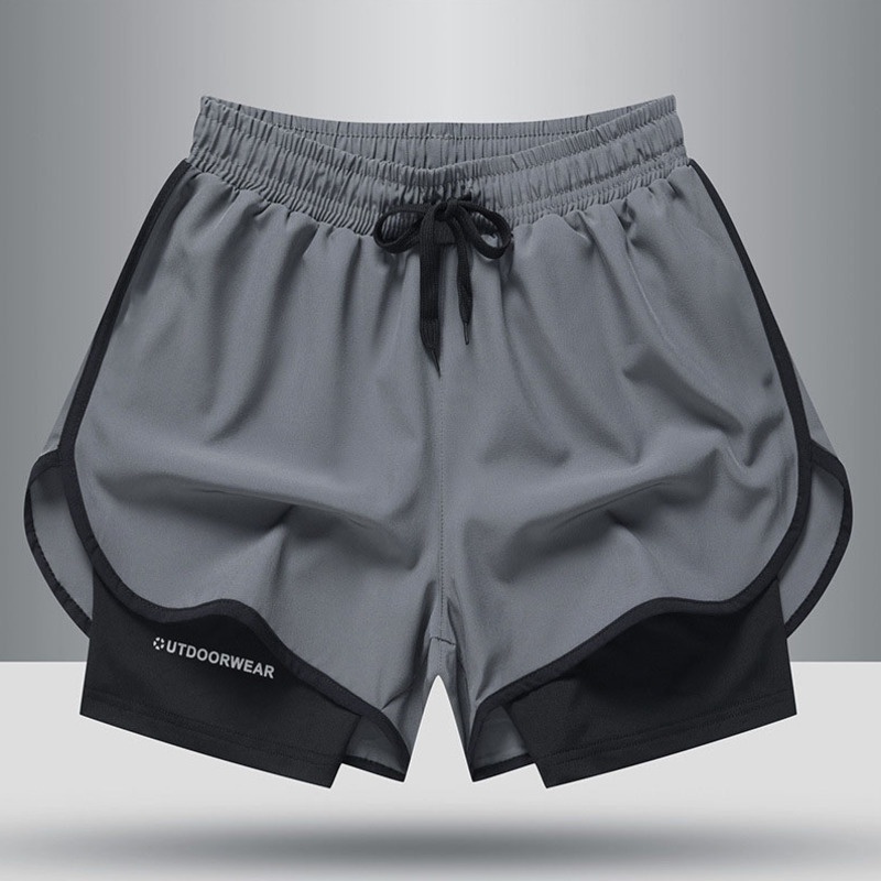 Quick drying Sports shorts Men high elasticity training shorts ...