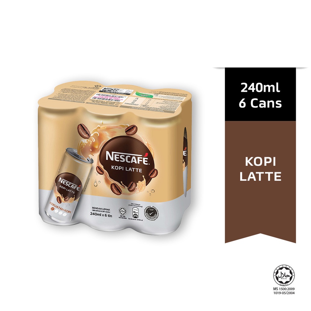 NESCAFÉ Latte RTD 240ml Each x 6 (Cluster) | Shopee Malaysia