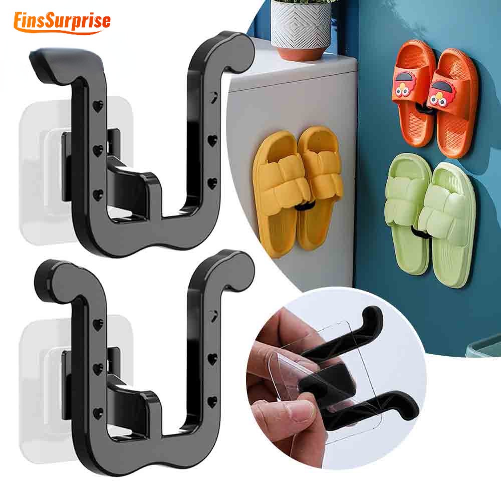 Multipurpose Wall-mounted Slipper Holde/ Space-saving Simple Waterproof ...