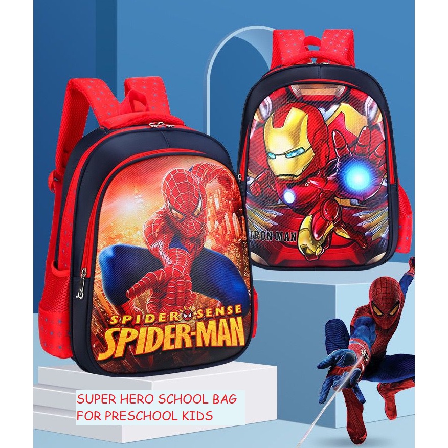 Kid School Bag Backpack Kindergarten Bag Preschool Bag Beg Bucket ...