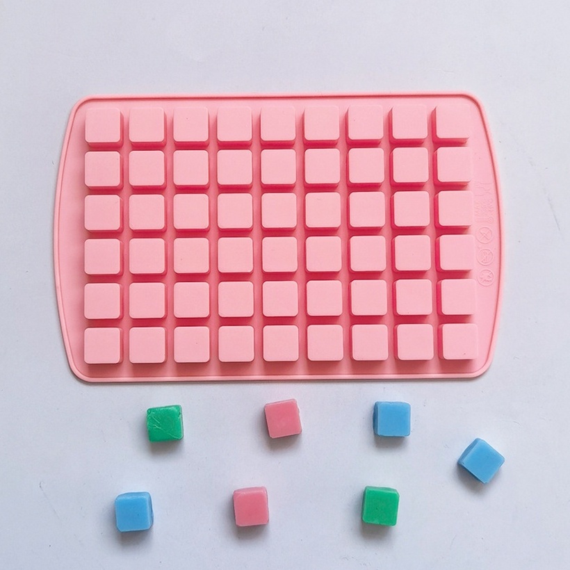 Small Square Mold Silicone 54 With Ice Tray Jelly Pudding Candy ...