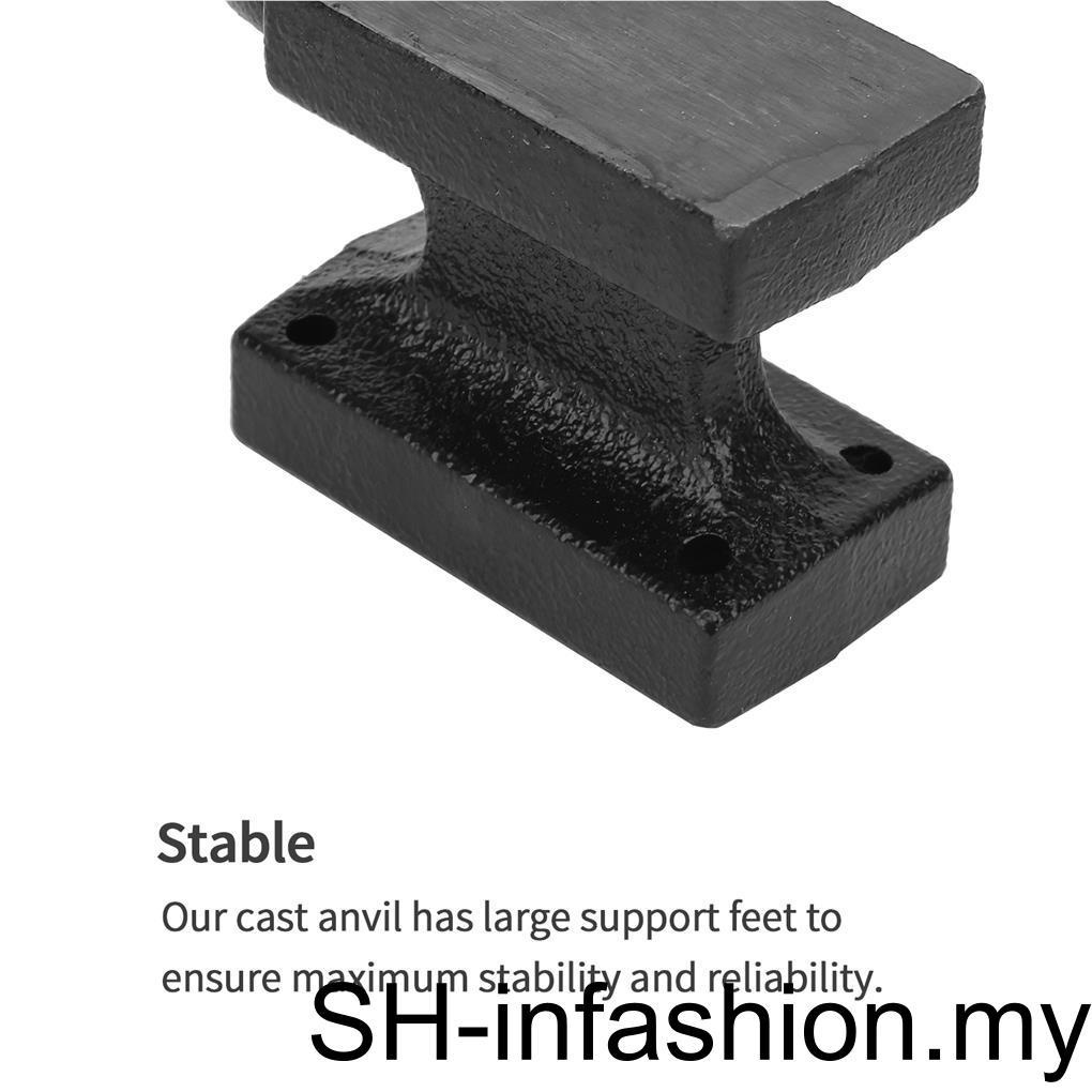 Rugged Cast Anvil Polished Surface Round Horn Large Feet Stable Iron ...