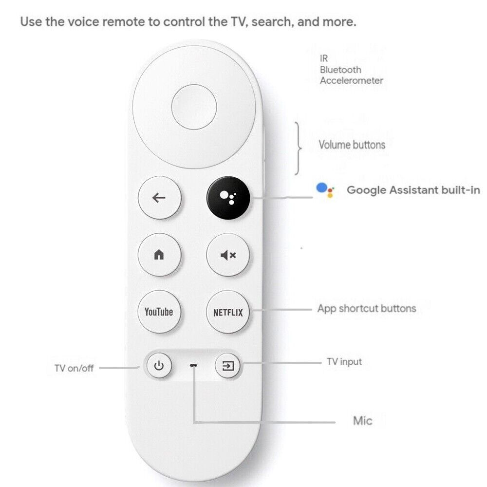 Chromecast Remote Control Chromecast (Google TV) | Shopee Malaysia