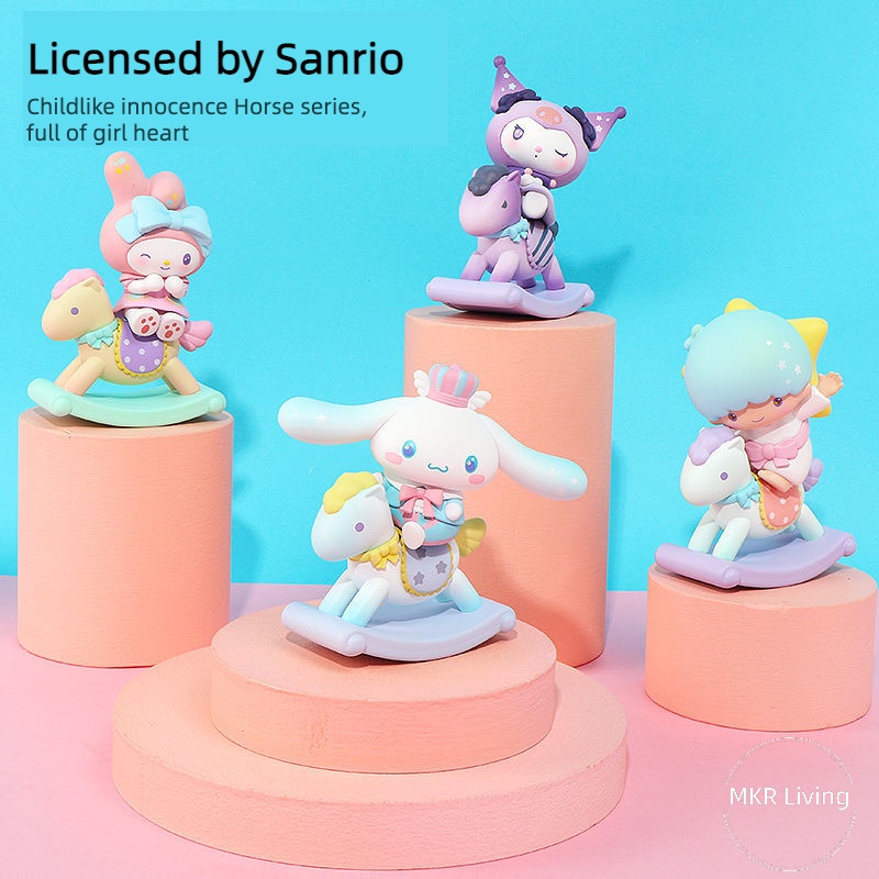 INISO Sanrio Kiddie Carousel Blind Box Figure - Kuromi Pacha Dog Cute ...