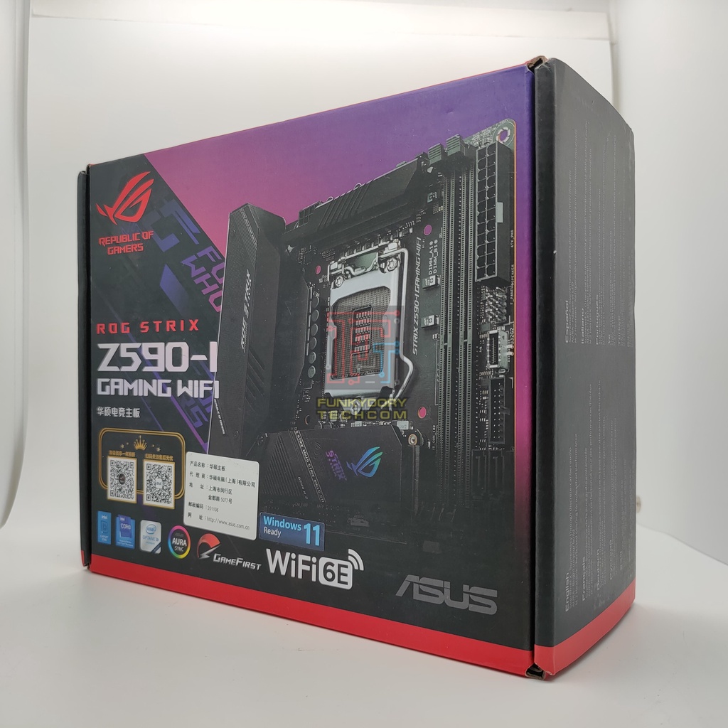 Asus ROG STRIX Z590I GAMING WIFI Mini ITX LGA1200 Motherboard | Shopee ...