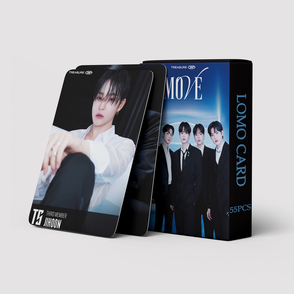 Jason 55PCS/set TREASURE Lomo card MOVE postcard Hyunsuk Choi Jihoon ...