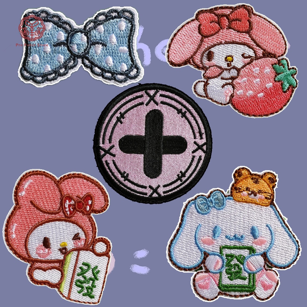 Pro Patch Store Cartoon Bow Knot Series Self-Adhesive Cloth Sticker DIY ...