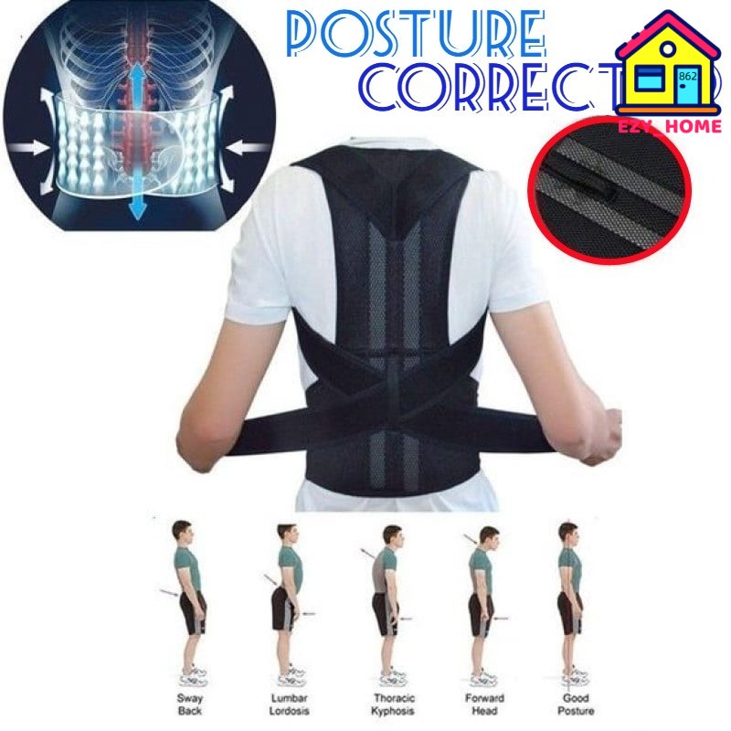 Body Magnetic Posture Corrector Back Support Humpback Correction Brace ...