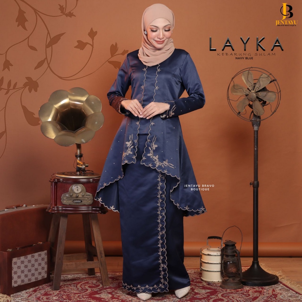 Baju Raya 2023 Layka Kebarung Sulam Kebarung Moden Kebaya Moden Baju ...