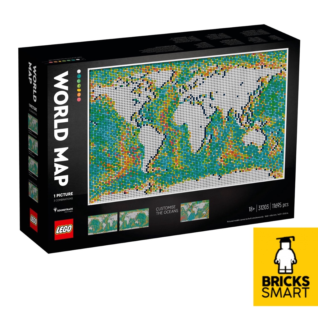 LEGO 31203 Art World Map Building Kit (11,695 Pieces) | Shopee Malaysia