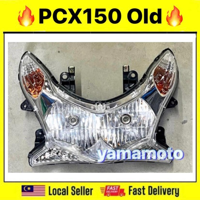 HONDA PCX150 PCX 150 V1 OLD MODEL LAMA HEAD LAMP COMPLETE LAMPU DEPAN ...