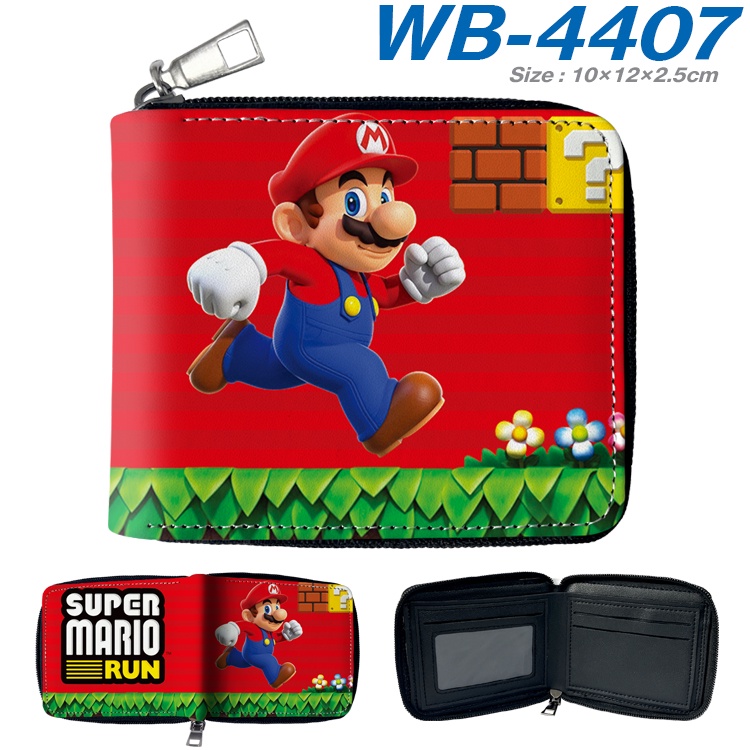 Super Mario Bros Game 3D Full Color Cartoon Student Short Casual Card ...