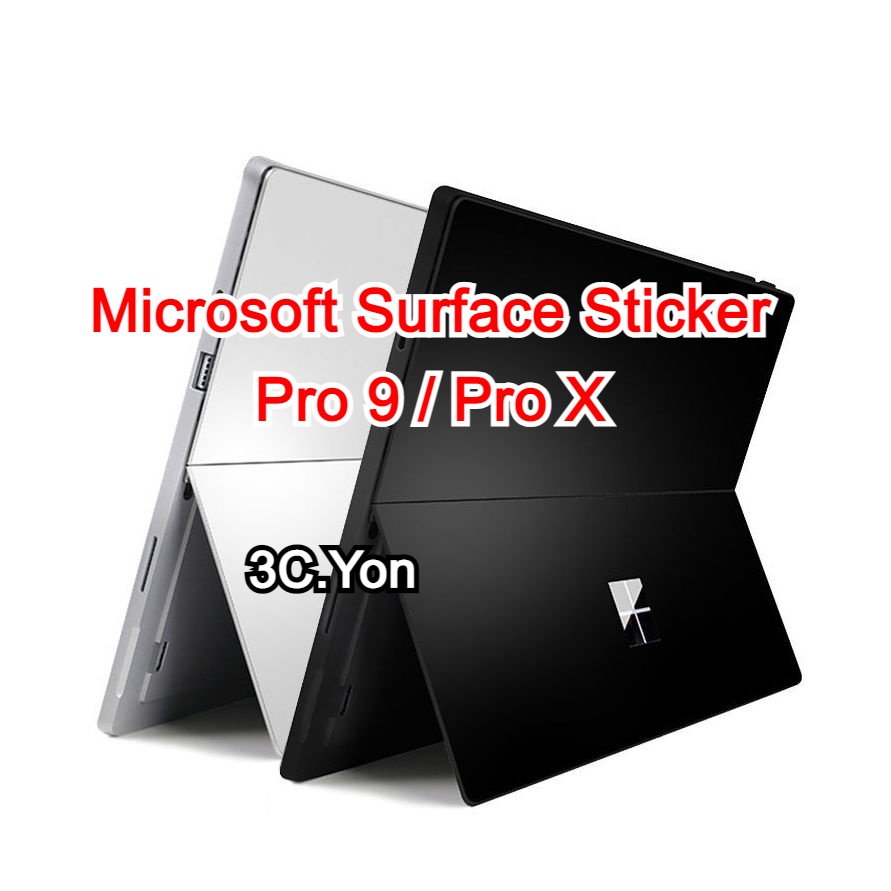 Matte Sticker Microsoft Surface Pro 9 Pro 8 12 11 10 Pro X Back Tablet ...