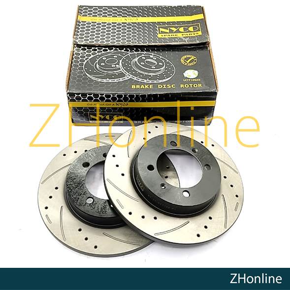 PROTON SATRIA NEO, GEN2, PERSONA - NYCO REAR 280mm DRILLED SLOTTED ...