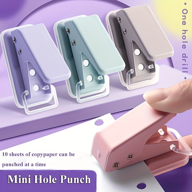MOHAMM 1pc Mini Single Paper Puncher Journal Scrapbook Hole Punch ...
