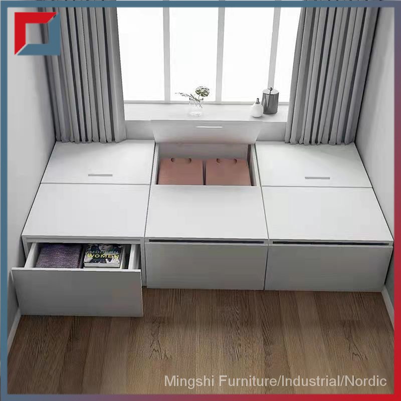 Customized tatami bed storage box Rubik's cube combination minimalist ...