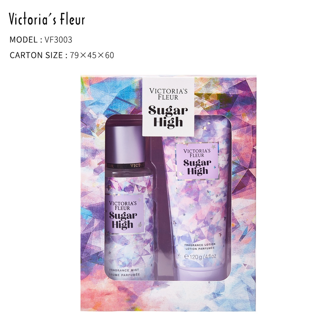 Victoria's Fleur VS Fragrance Mist 125ml + Body Lotion 120g Gift Set ...