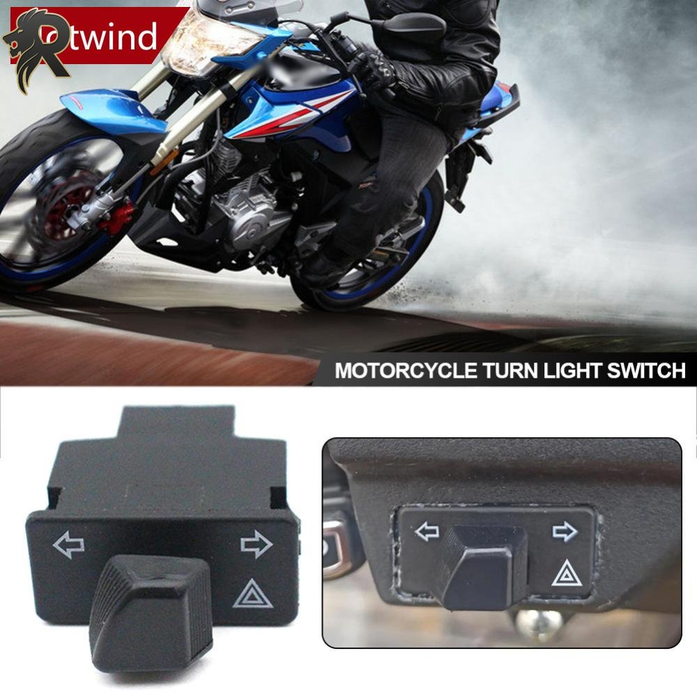 RL 30mm Motorcycle Turn Light Start Switch Double Flash Switch Scooter ...