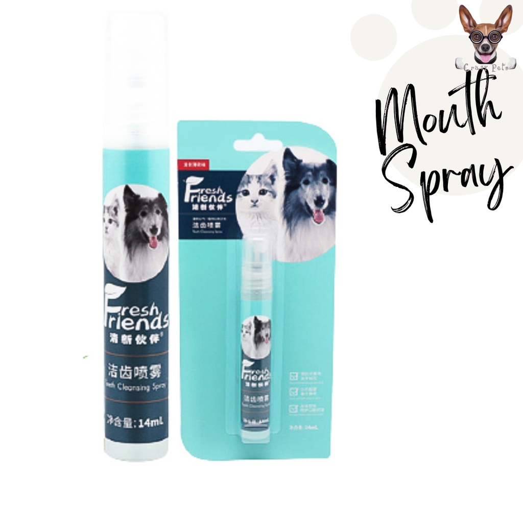 CP Pet Mouth Spray Breath Freshener Oral Cleaning Mouth Spray Oral Cleanser | Shopee Malaysia
