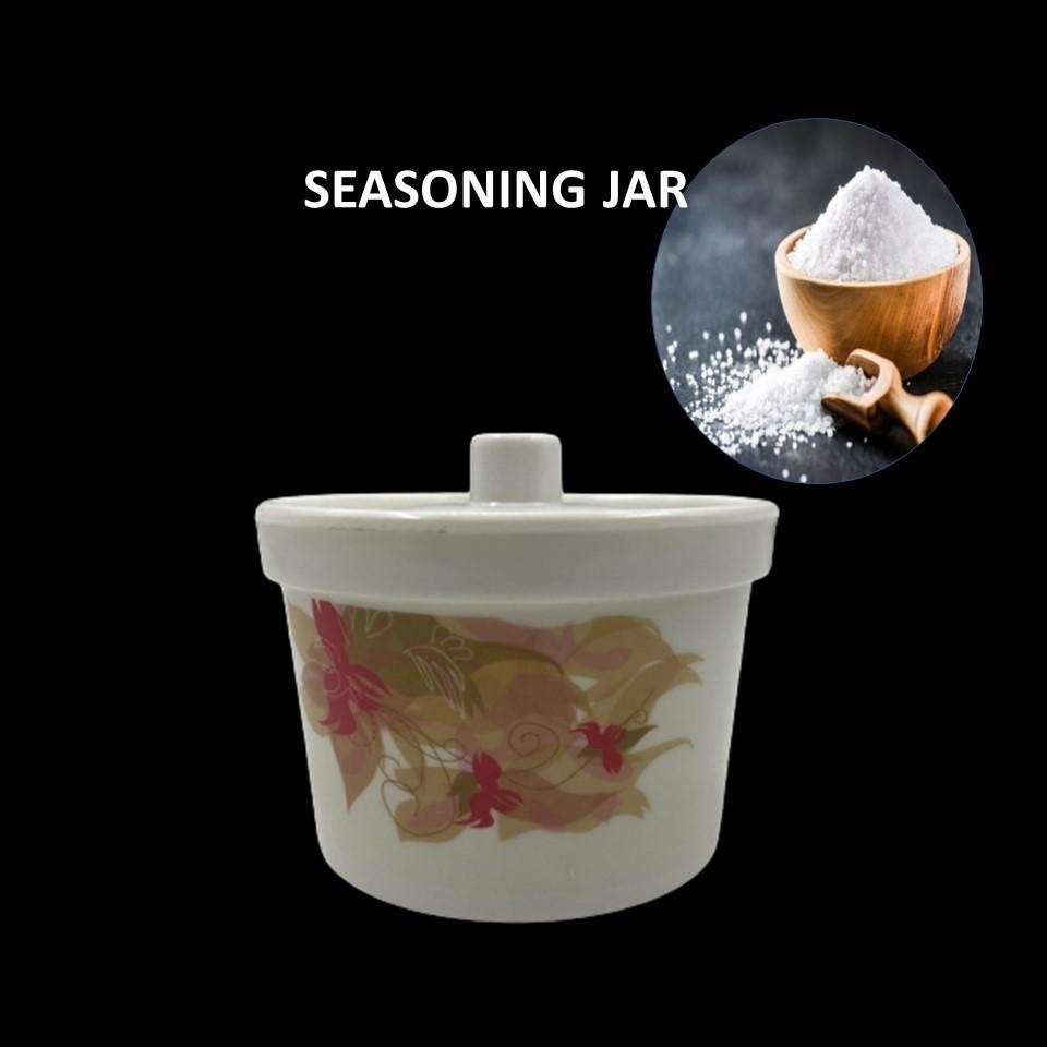 OG Seasoning Jar Salt MSG Container With Lid Cover Storage Kitchenware ...