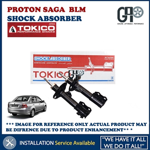 PROTON SAGA BLM FRONT / REAR TOKICO SHOCK ABSORBER (GAS TYPE) 2PCS ...