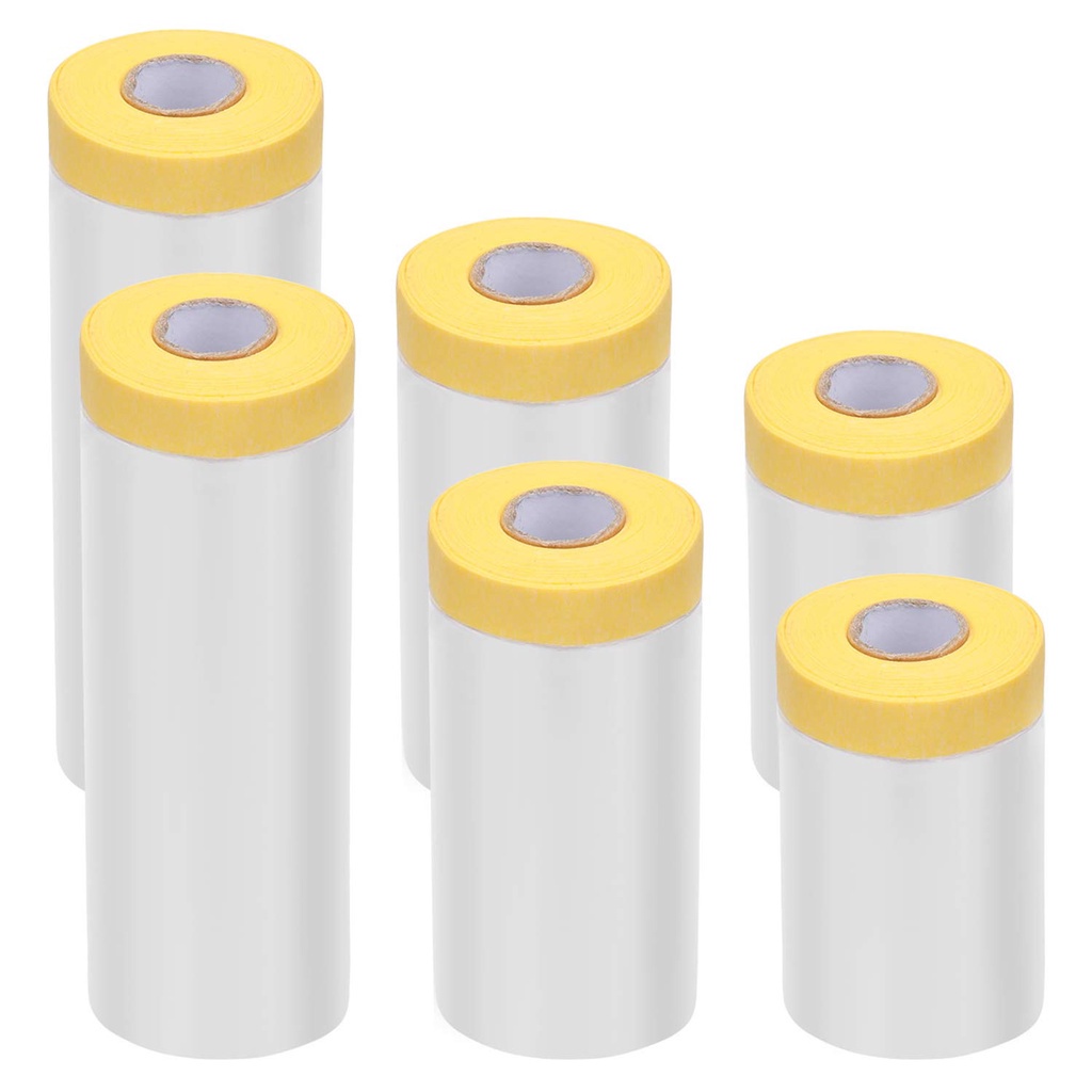 Masking Film with Tape 55/110/150CM Painting Protection Covering for ...