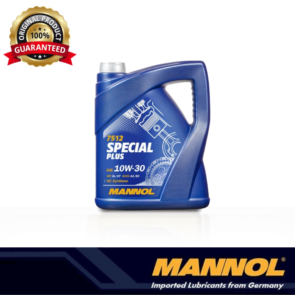 💯Original 💯Original MN7512-4 MANNOL Special Plus 10W30 4Liter | Shopee ...