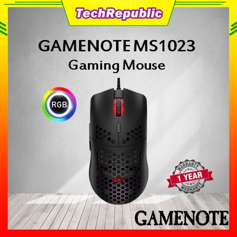 GAMENOTE GAMING MOUSE MS1023 (BLACK) | Shopee Malaysia