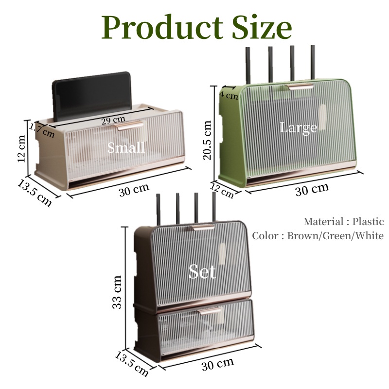 Daily Like | WiFi Router Storage Box Wire TV Top Box Wall Hanging Shelf ...