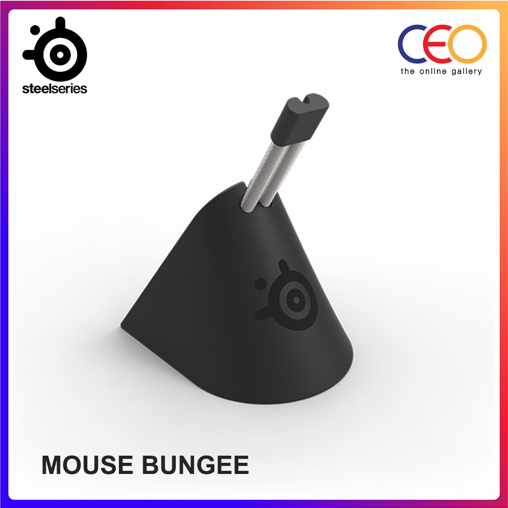 SteelSeries Mouse Bungee Eliminates Cable Drag Rubber Feet and Extra ...