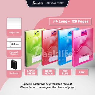 Desklife Dot Down F4 F5 Hard Cover Logbook Buku Log Foolscap Book ...