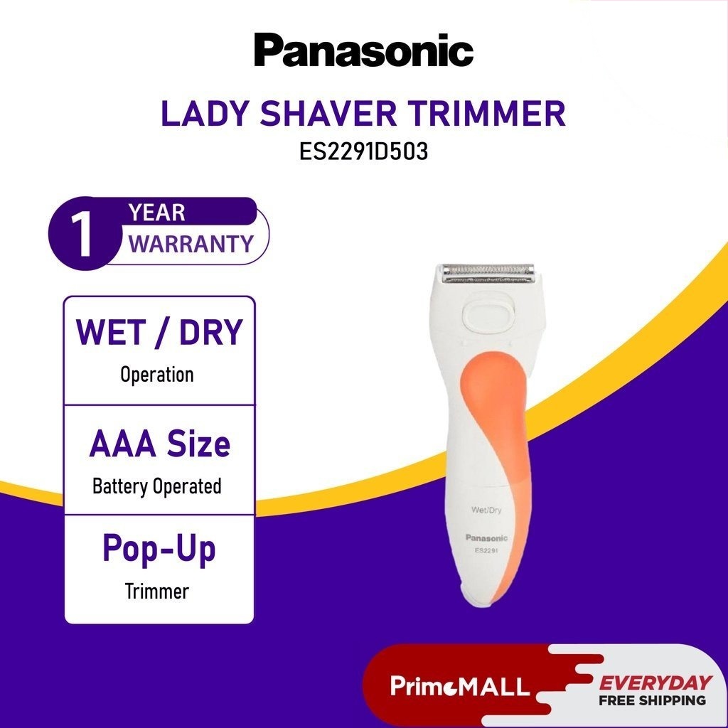 PANASONIC ES2291 Lady Shaver WET DRY ES2291D503 Ladies Shaving Mesin ...