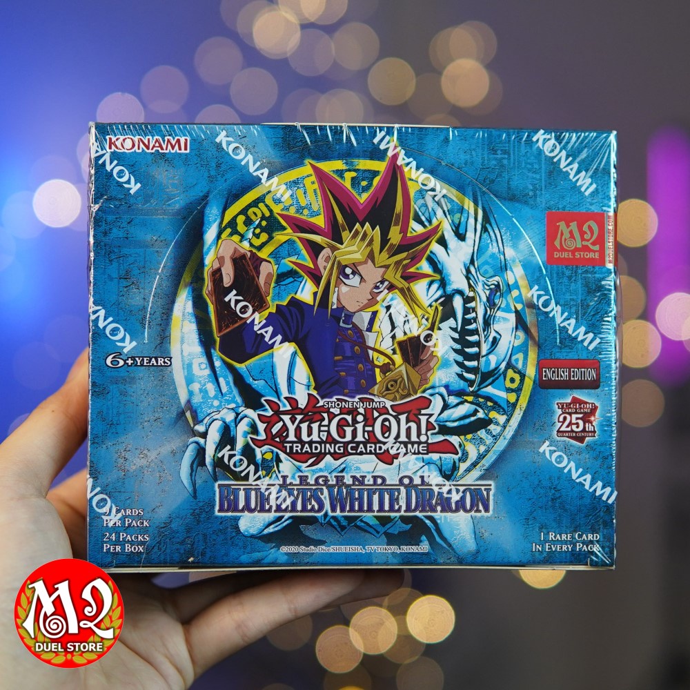Yugioh Legend Of Blue Eyes White Dragon Booster Box Card Box - 25th Anniversary - Genuine Konami ...