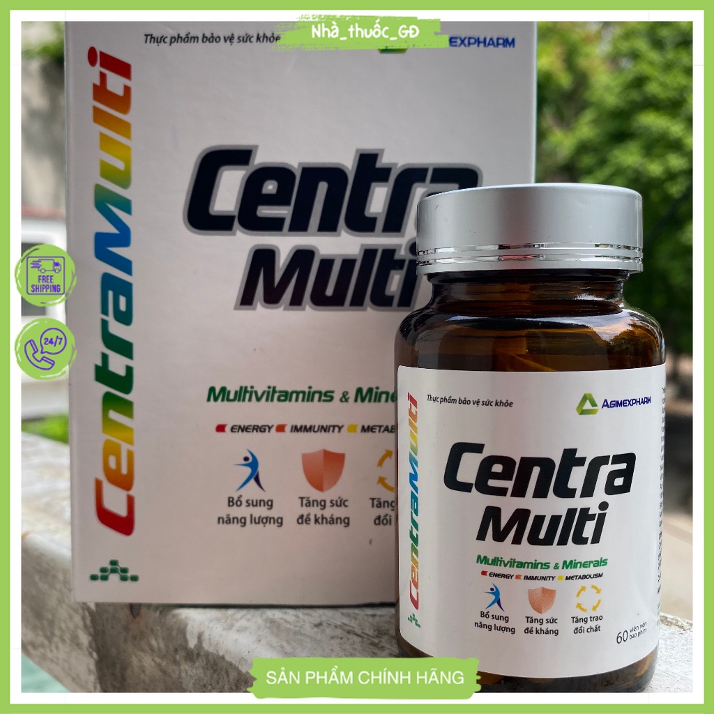 Multivitamins For Men And Women After Giving Birth CENTRA MULTI (Vial ...